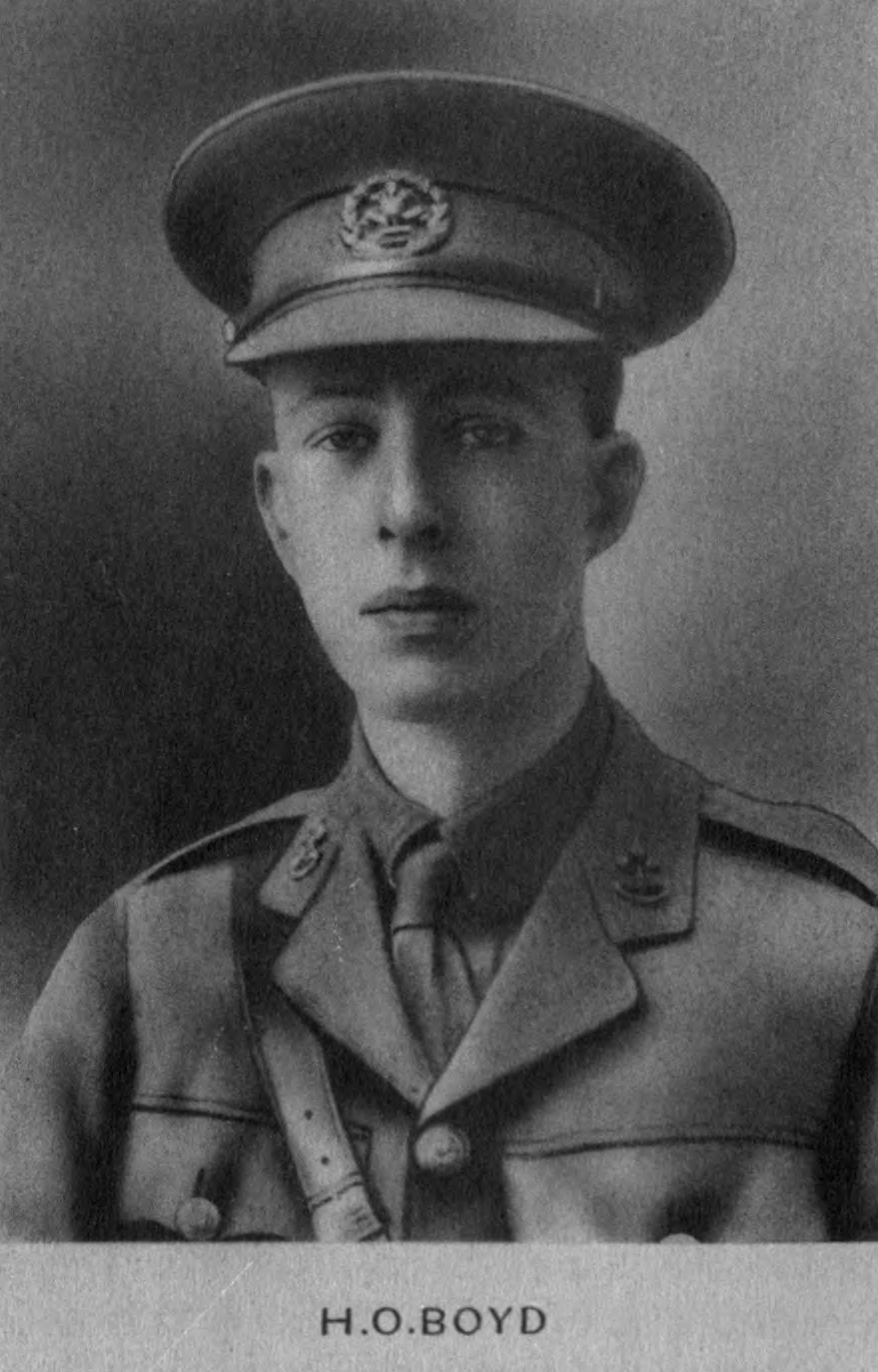 Boyd H O Lt 6th South Lancs Regiment Photo And Obituary.