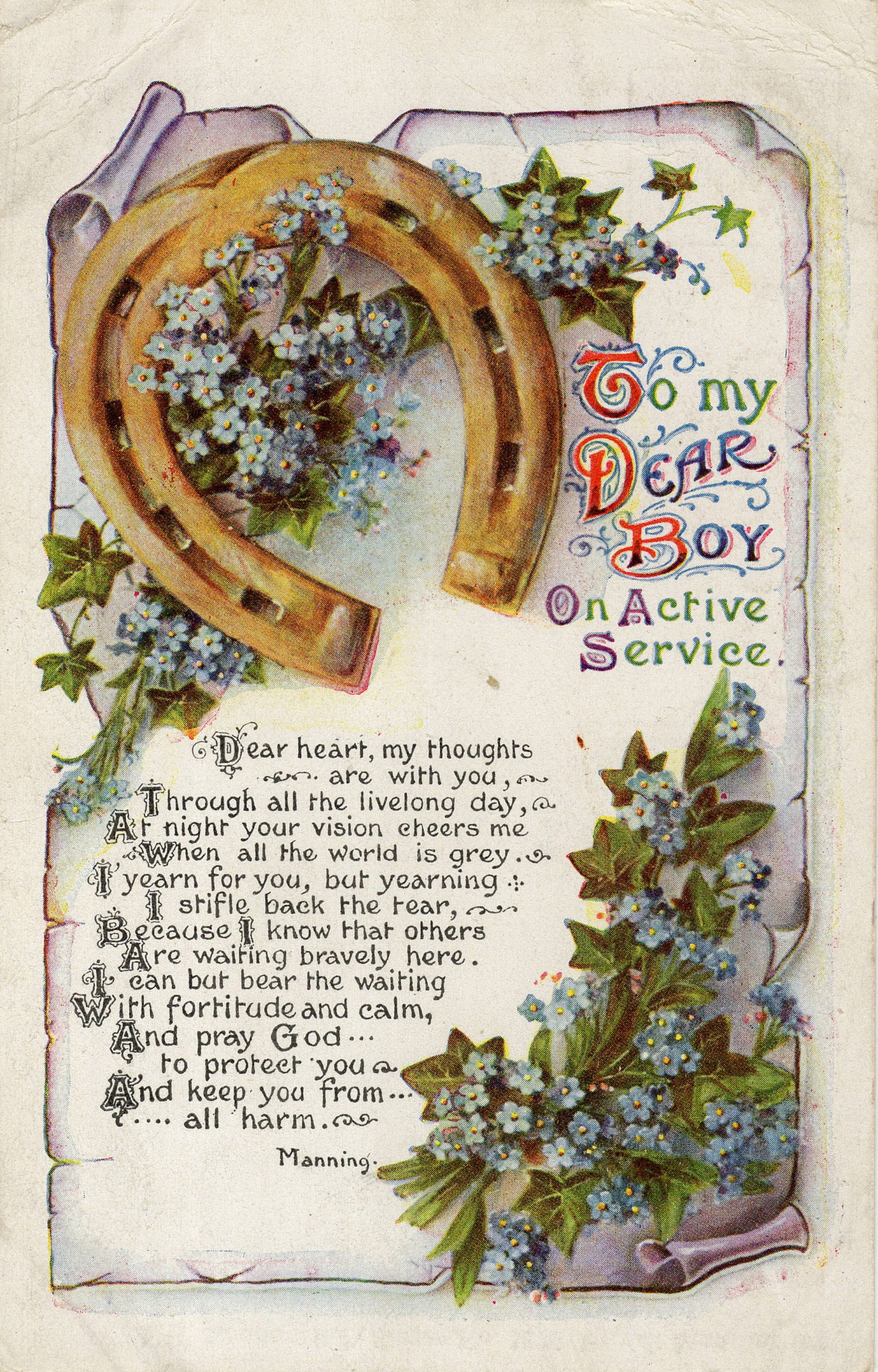 World War One Postcards – Postcards From The First World War