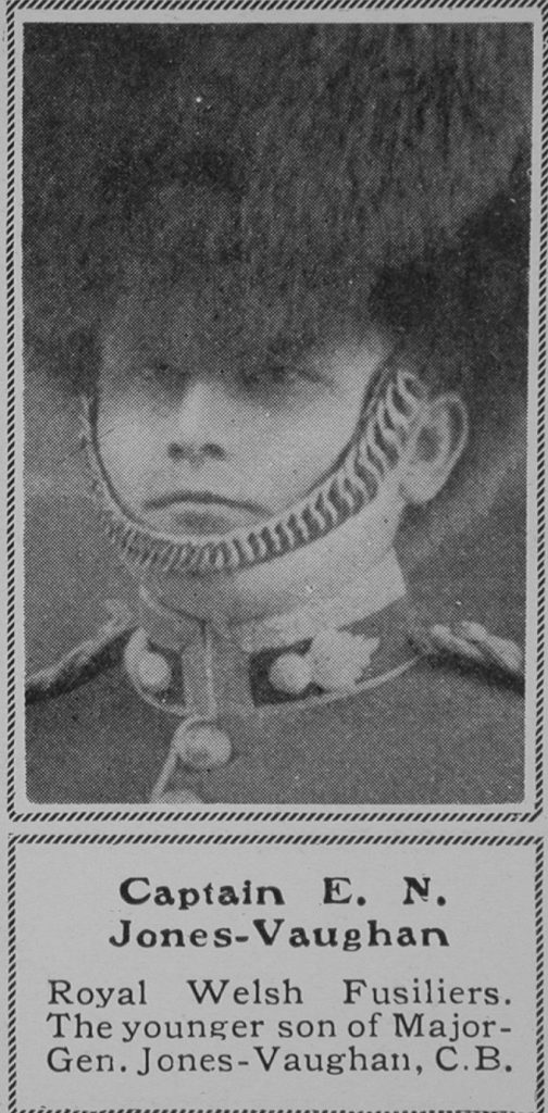 Jones-Vaughan E N Captain 2nd Royal Welsh Fusiliers – First World War ...