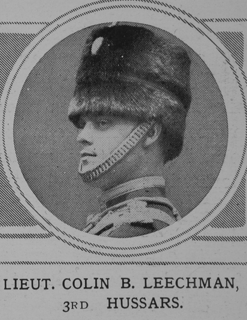 Leechman C B Lt 3rd Hussars – First World War Soldiers Photos